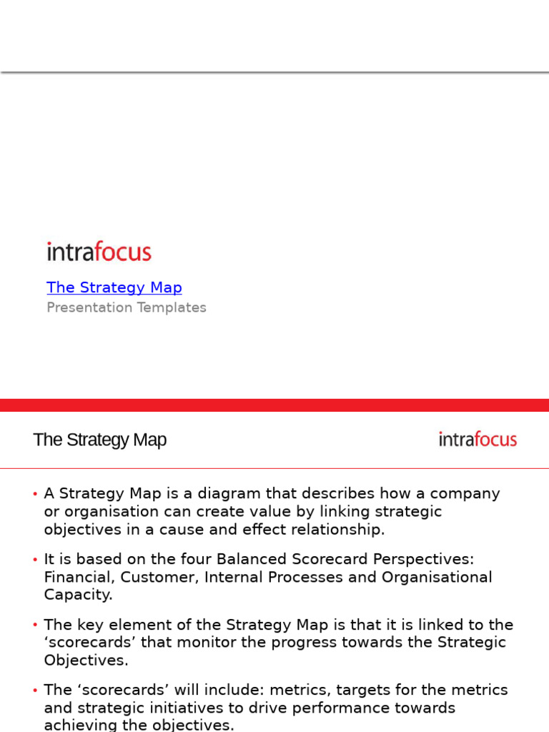 Strategy Map Templates Version 10 | PDF | Strategic Management ...