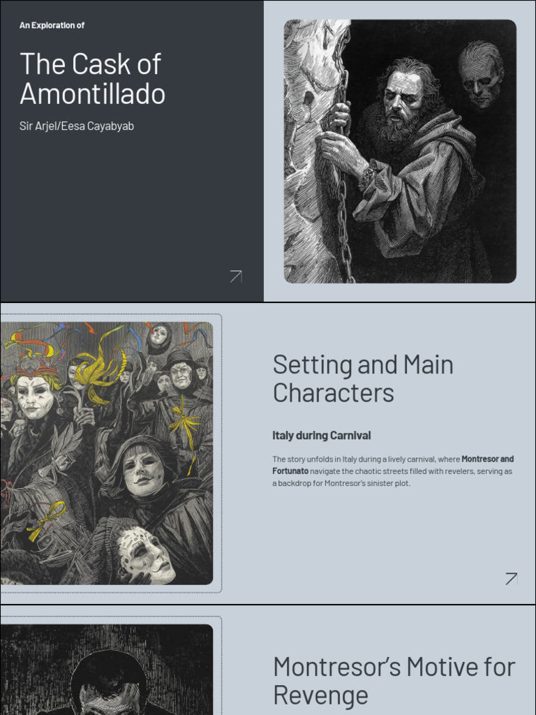 Presentation - The Cask of Amontillado | PDF