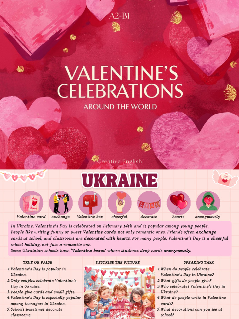 Valentine's Celebrations Around The World | PDF | Valentine's Day ...