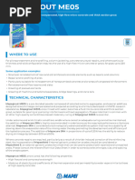 Mapegrout ME05 Technical Data Sheet | PDF | Concrete | Deep Foundation