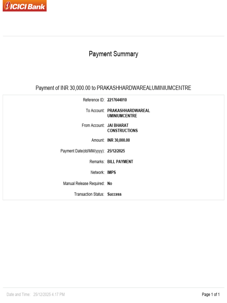 Initiate Single Entry Payment Summary UX325!12!2025 | PDF