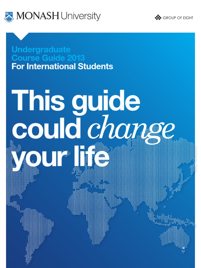 Monash University Undergraduate Course Guide 2013 - International ...