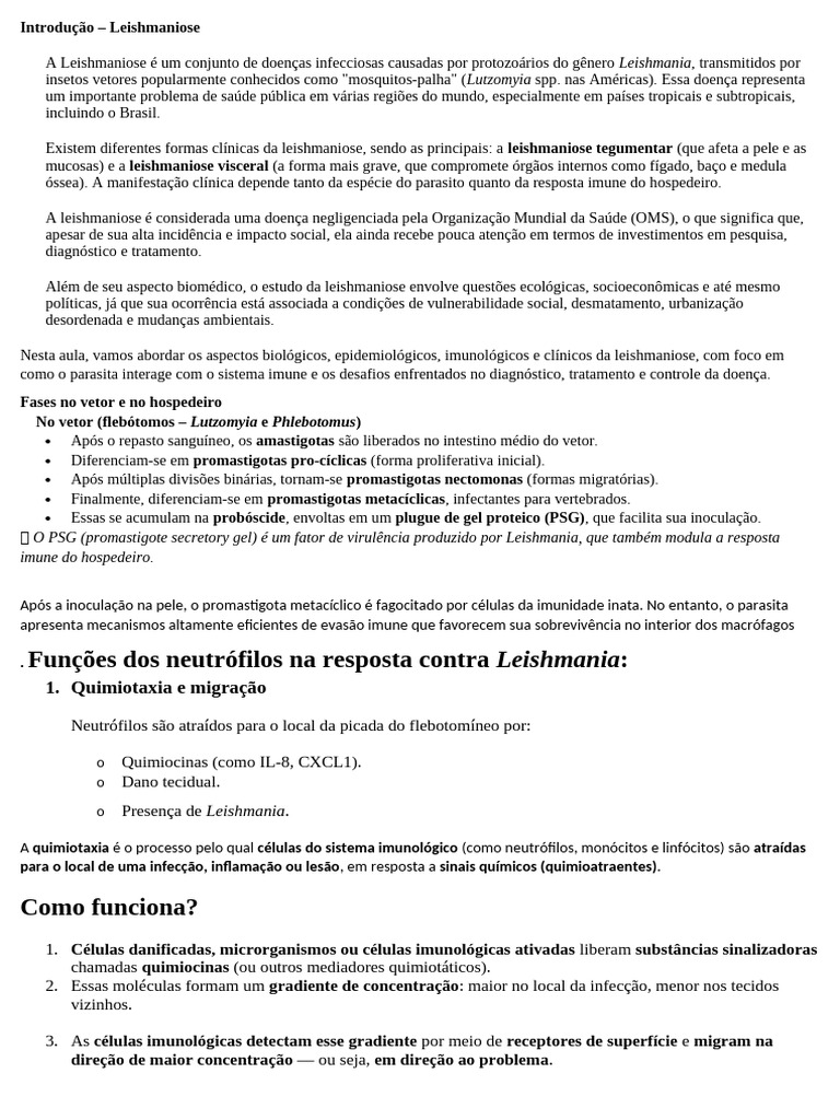 Ciclo e Imunidade | PDF | Sistema imunológico | Quimiotaxia