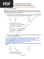Eudiometry: Gas Volume Calculations | PDF | Gases | Combustion