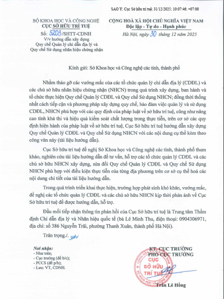 SHTT. TL HD quy che SD NHCN-CDDL | PDF