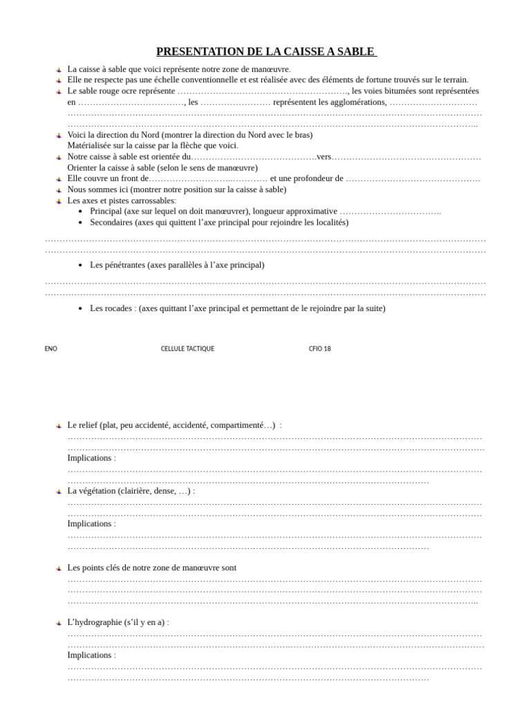 Presentation de La Caisse a Sable | PDF
