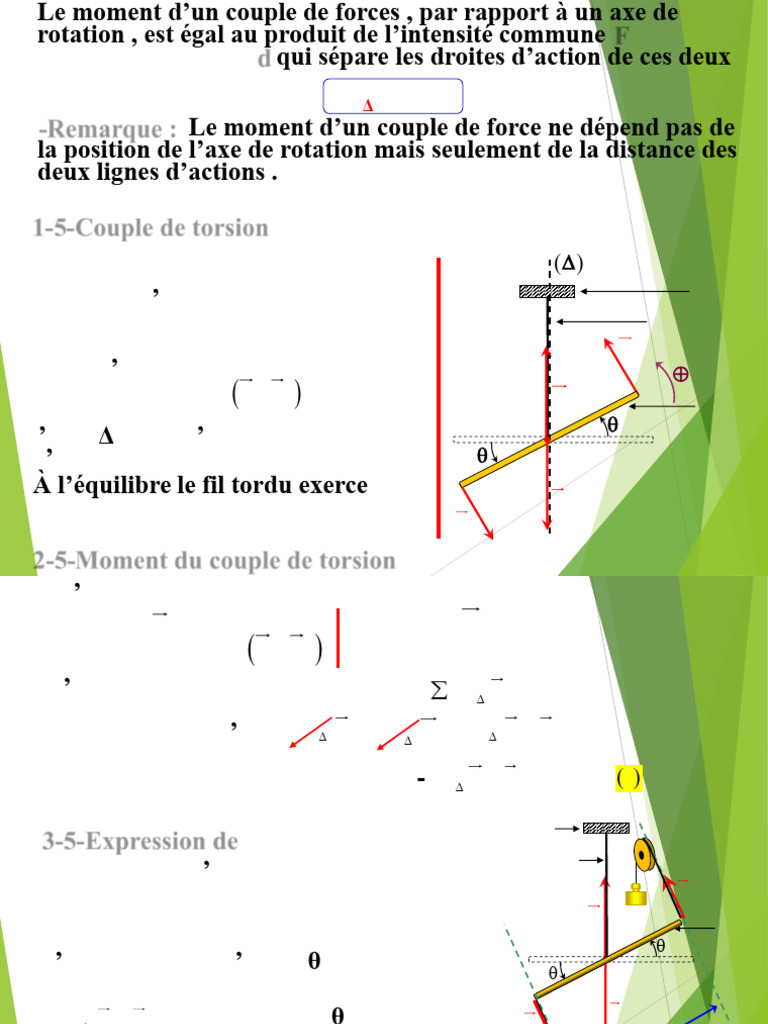 Equilibre D'un Solide en Rotation Autour D'un Axe Fixe - Parie 4 | PDF ...