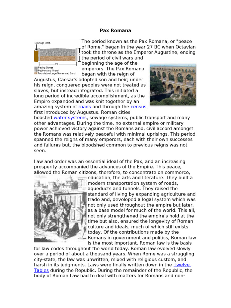 Pax Romana 2 | PDF | Roman Empire | Ancient Rome