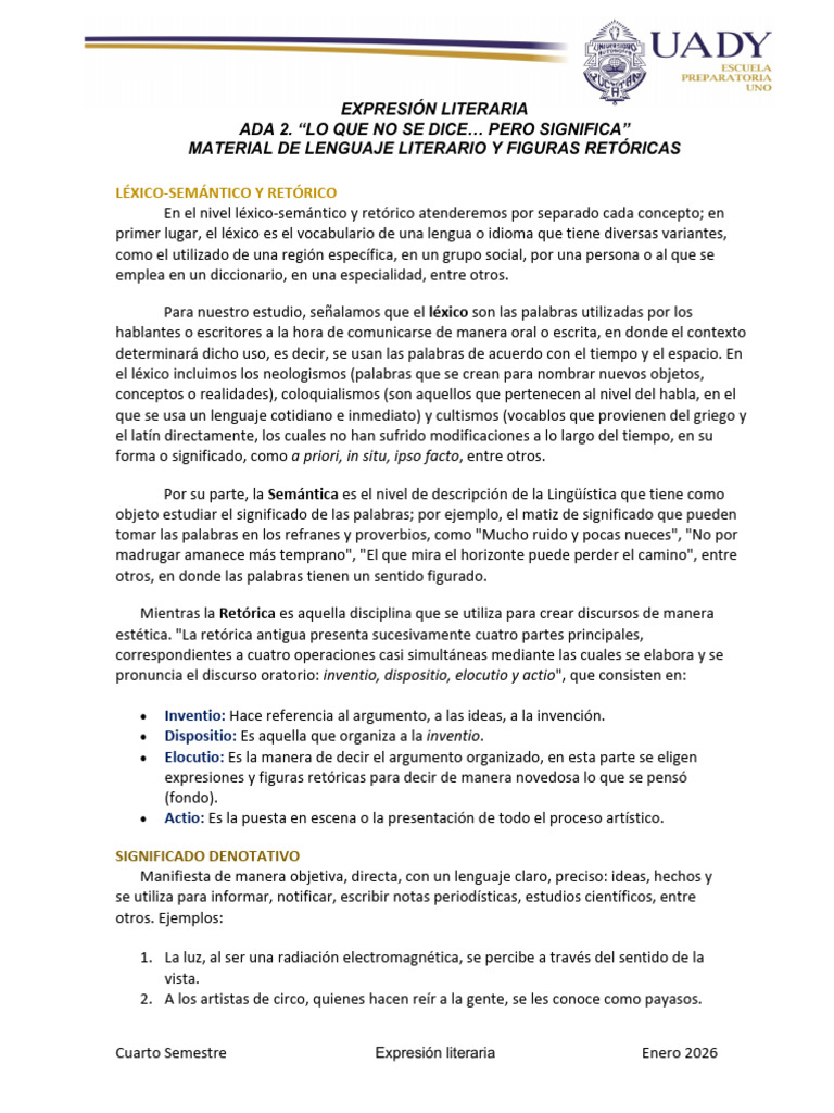 ADA 2 Material de Figuras Retoricas - 260306 - 093505 | PDF | Retórica ...