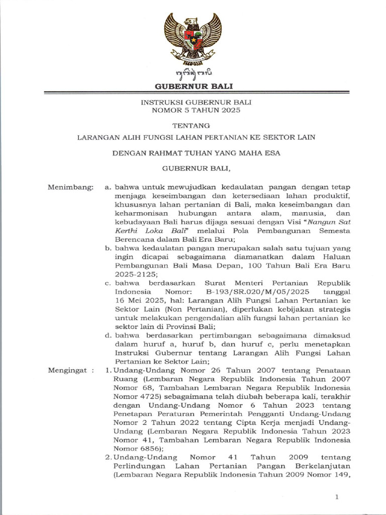 38_instruksi-gubernur-bali-no-5-tahun-2025-tentang-larangan-alih-fungsi ...