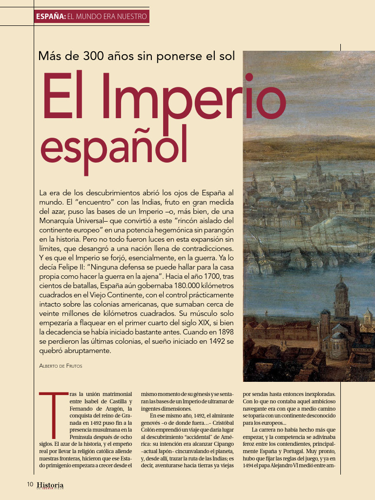 El Imperio Español | PDF | España | Imperio español