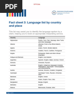 Language Line Language List | PDF
