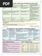 Aldrete's Scoring System | PDF | Health Sciences | Health Care
