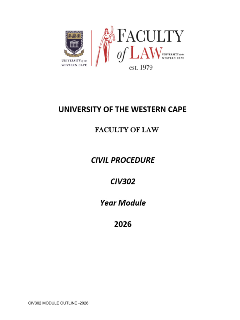 CIVIL302+2026+Module+Outline 1 | PDF | Learning | Academic Integrity