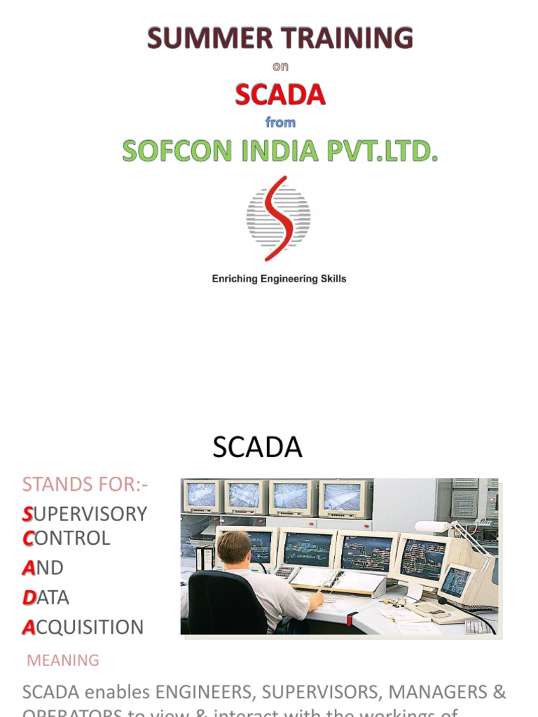 Scada and Intouch | PDF | Scada | Programmable Logic Controller