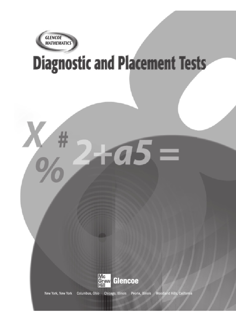 Diagnostic Placement Test | PDF