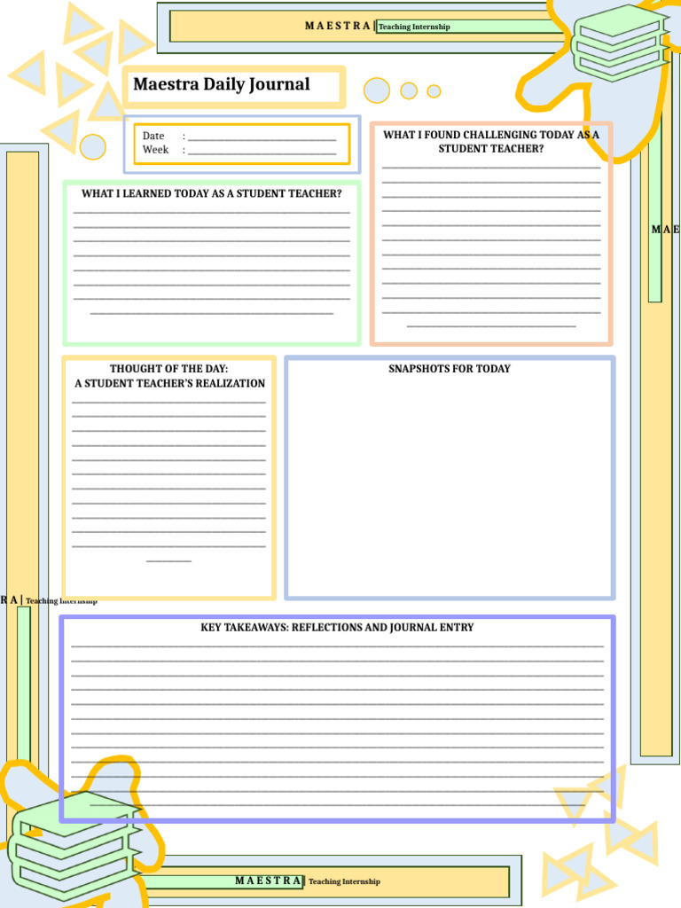 Daily Journal Template | PDF