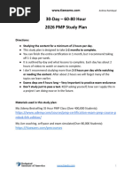 30-Day PMP Study Plan by Andrew Ramdayal | PDF | Project Management ...