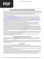 USP Particulate Matter Standards | PDF | Filtration | Membrane Technology