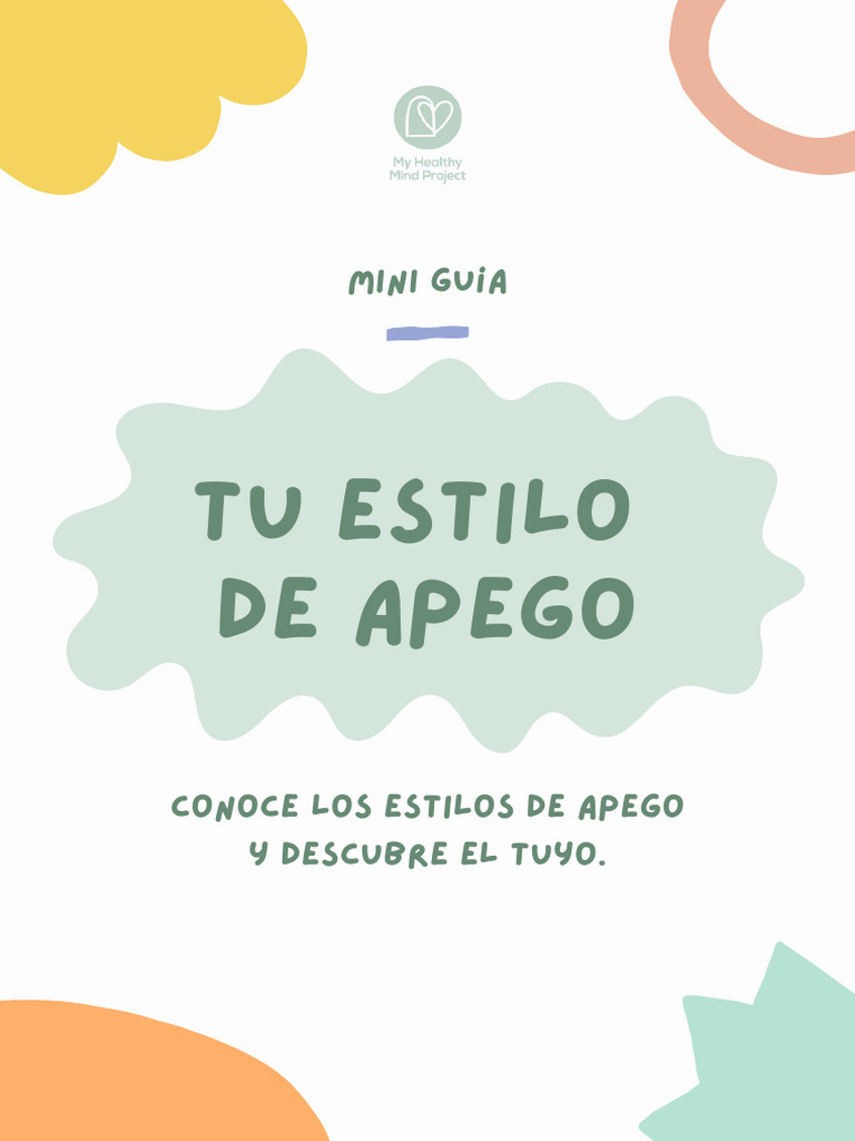 Mini Guia Apego | PDF | Teoría de apego | Las emociones