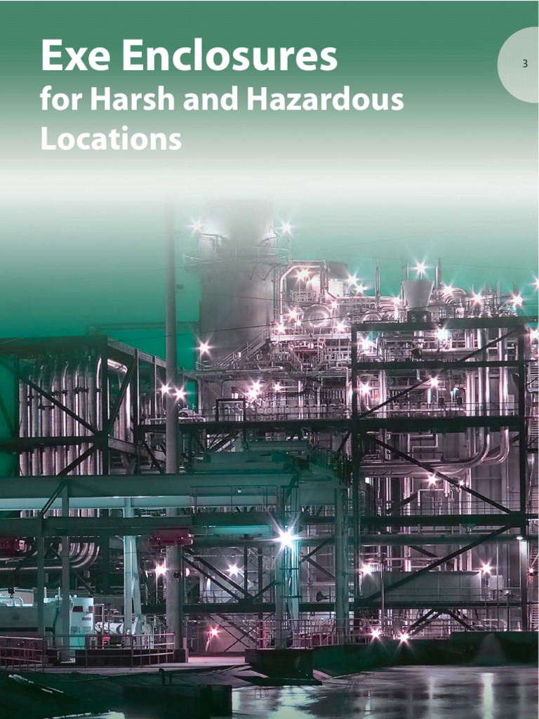 For Harsh and Hazardous Locations: Exe Enclosures | PDF | Electrical ...