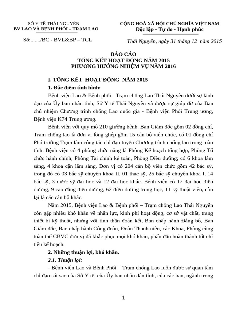 Bao Cao TK Tram - BVL 2015 | PDF