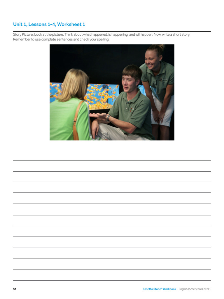 Unit 1, Lessons 1-4 Worksheets | PDF