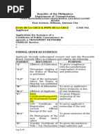 LTFRB CPC Application Guide | PDF | Identity Document | Government