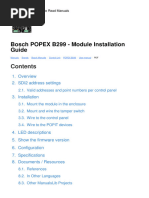 Bosch B299 POPEX Module Installation Guide | PDF | Electrical Connector ...