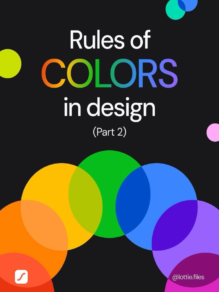 Rules of Colors in Design | PDF