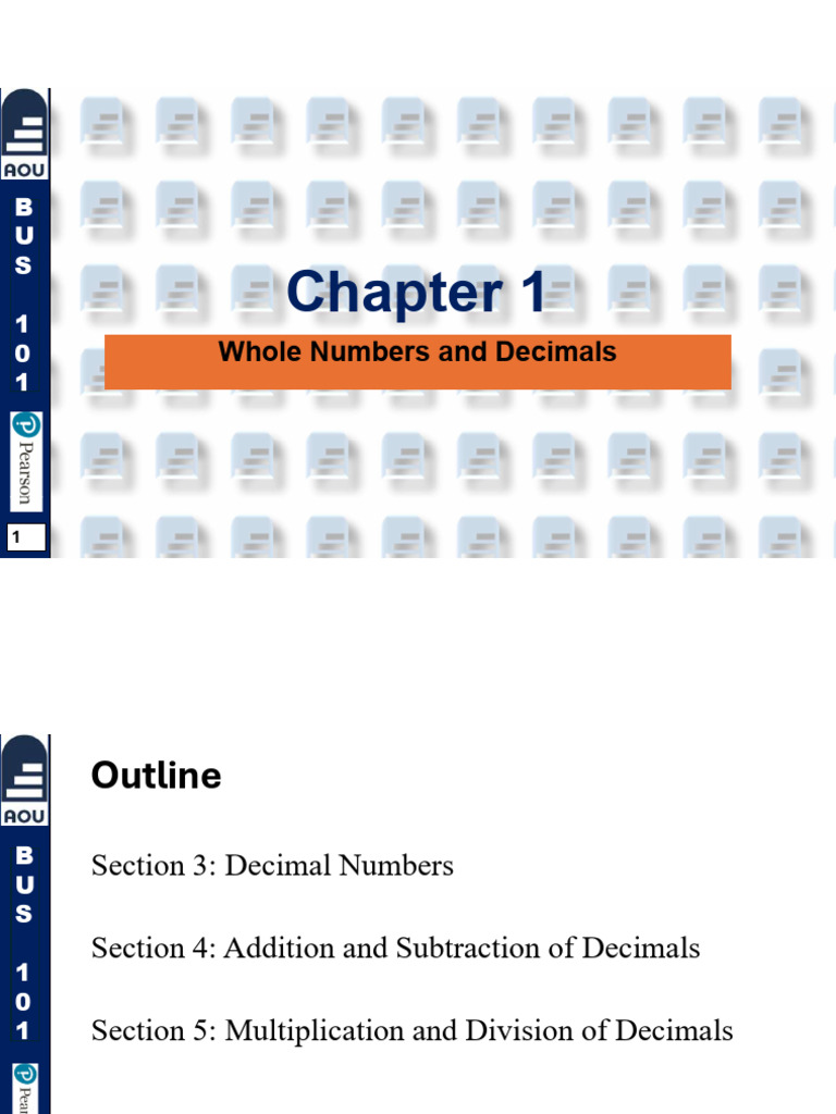 Bus101 All Chapter | PDF | Division (Mathematics) | Multiplication