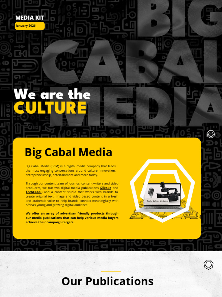 Big Cabal Media Kit- January 2026 | PDF