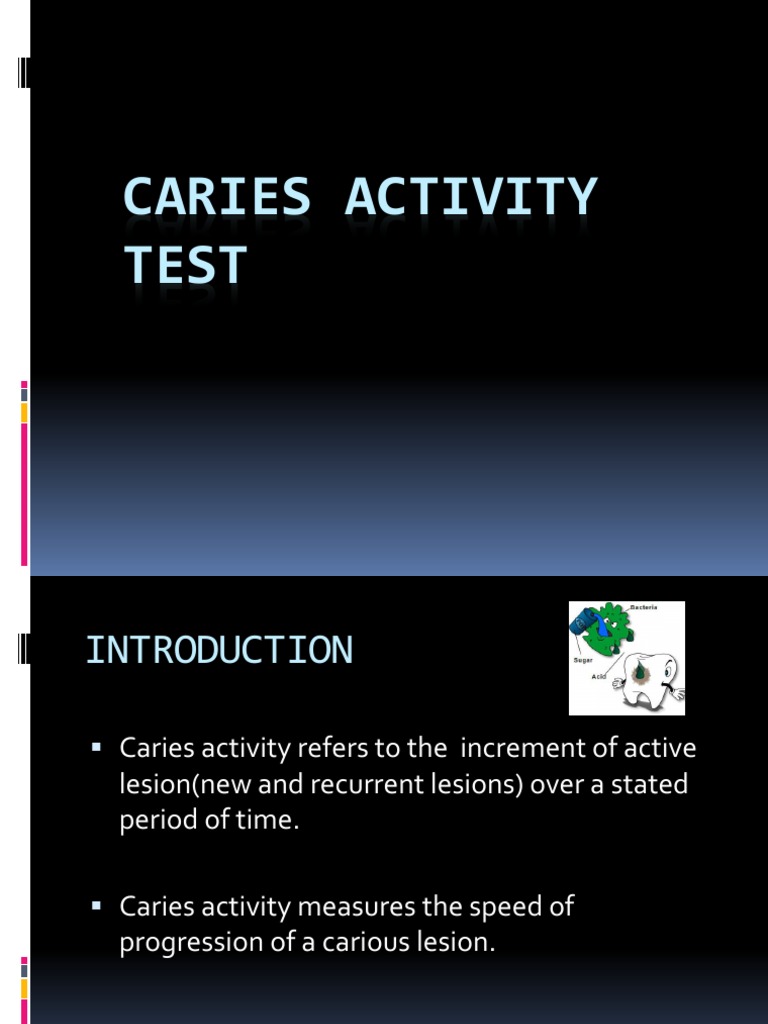 Caries Activity Test 1 | PDF | Streptococcus | Colony Forming Unit