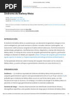 Síndrome de Mallory-Weiss: Causas y Manejo | PDF | La enfermedad por ...