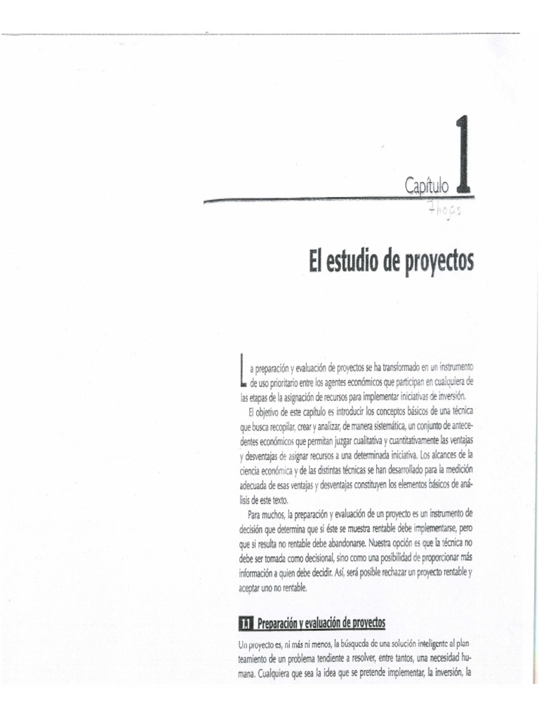 GFP03 - Sapag Chain; N. Sapag Chain, R. (2007) Capítulo I – Estudio de ...