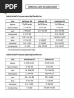 UiTM Academic Calendar 2025/2026 | PDF | Academic Term | Academia