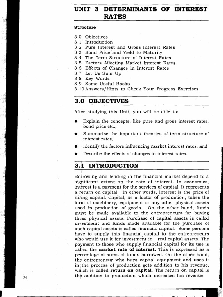 Interest Rate Determination in Indian Econnomy For Home Loans | PDF ...