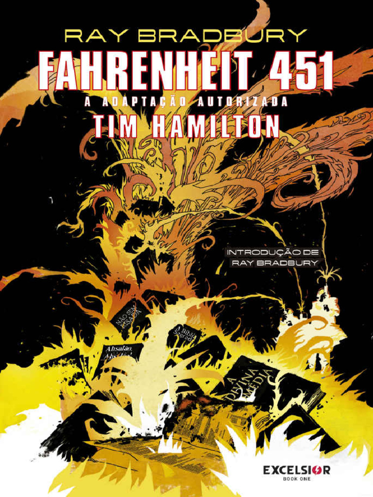 FAHRENHEIT 451 - A Adaptação Autorizada em Graphic Novel - Ray Bradbury ...