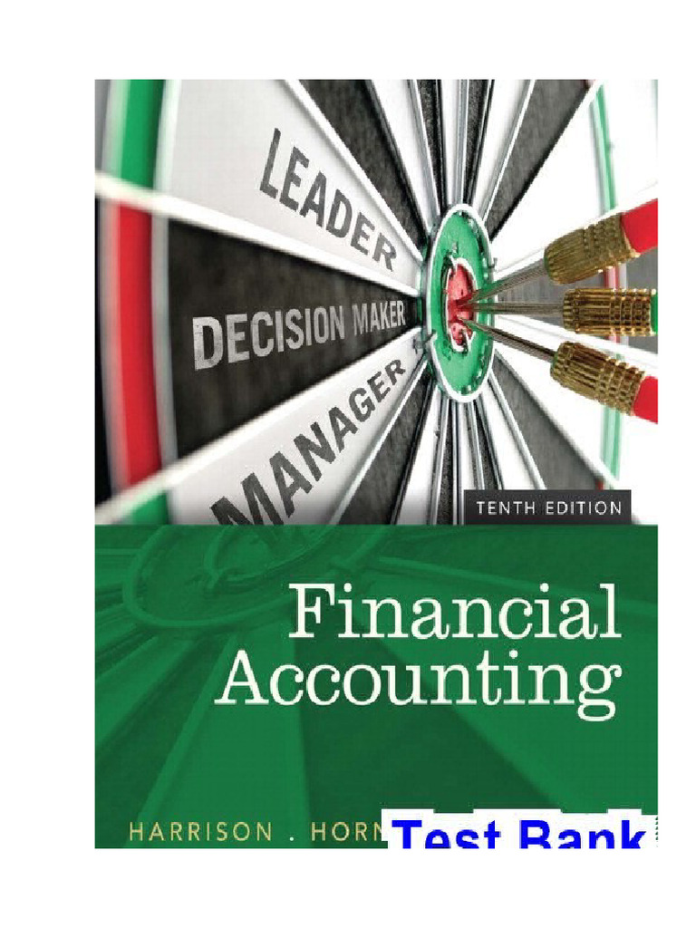 Financial Accounting 10th Edition Harrison Test Bank | PDF