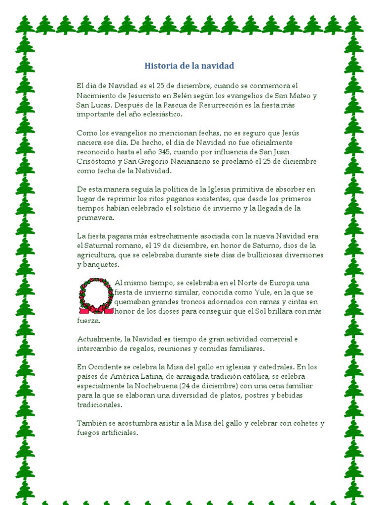 Historia de La Navidad | PDF