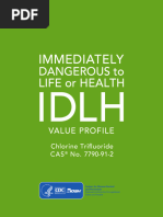 IDLH Values for Hazardous Substances | PDF