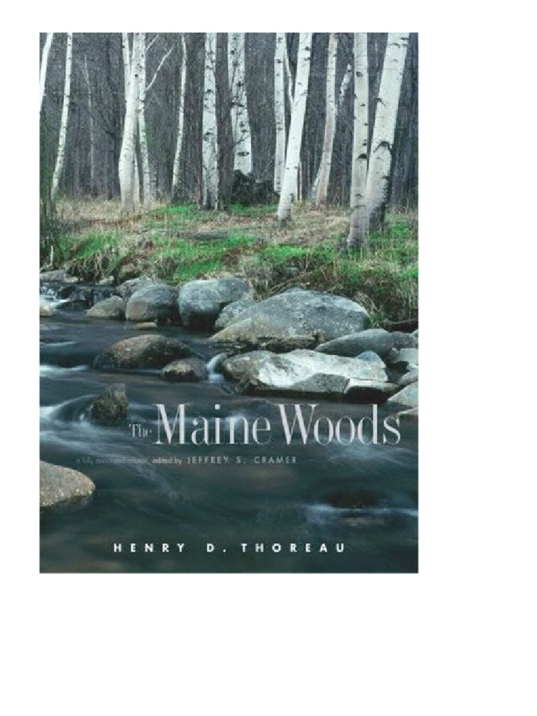 The Maine Woods A Fully Annotated Edition Henry David Thoreau (Editor ...