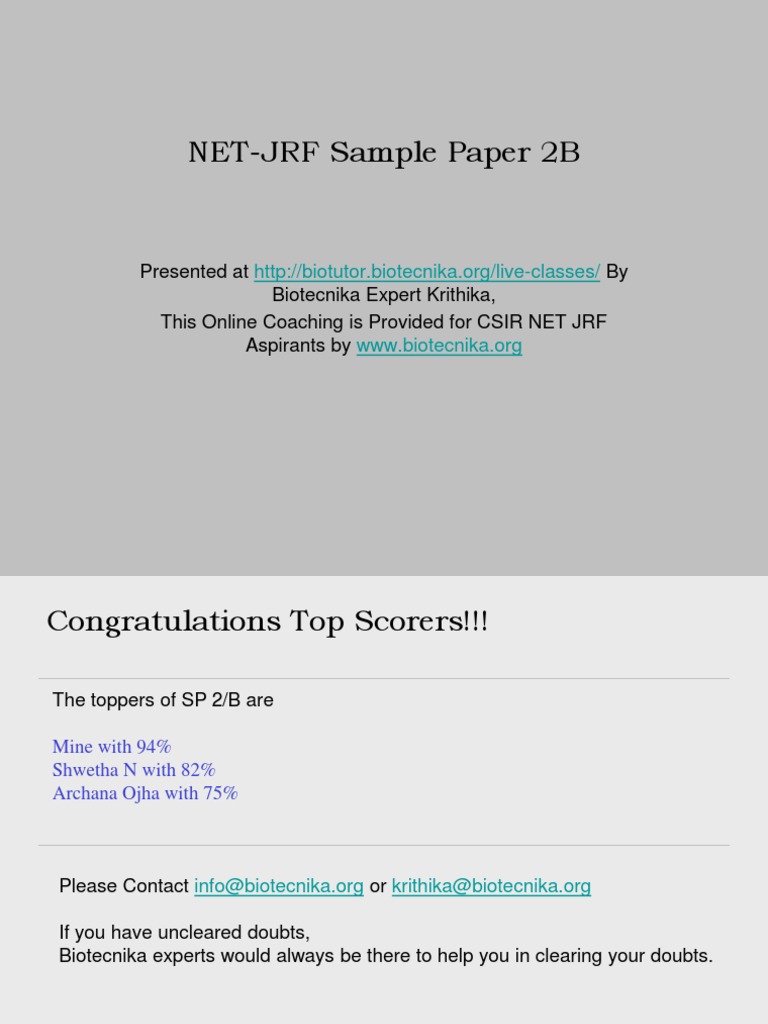 Csir Net Notes Pdf Gene Primer Molecular Biology