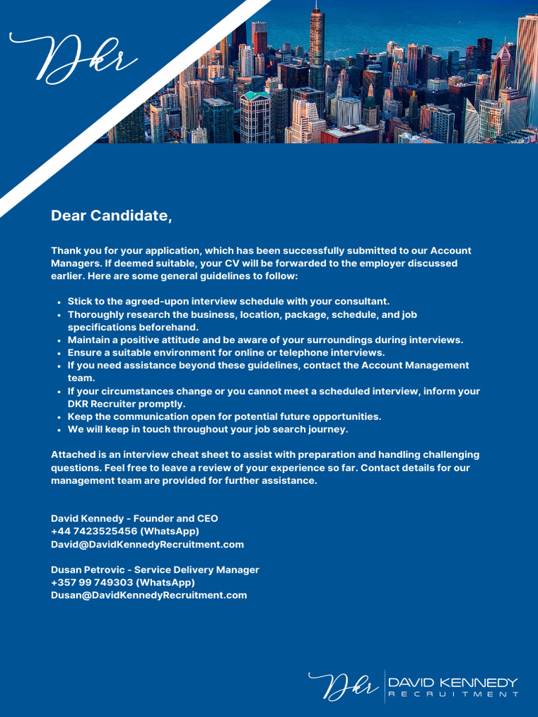 Candidate Guidance & Interview Tips (1) | PDF | Advertising ...