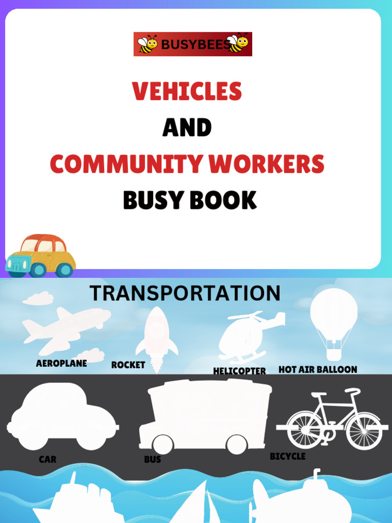 Vehicles Busy Book | PDF