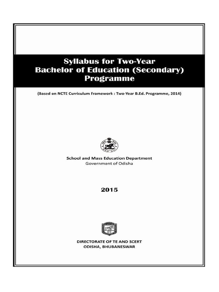 B.ed Syllabus | PDF | Constructivism (Philosophy Of Education) | Learning