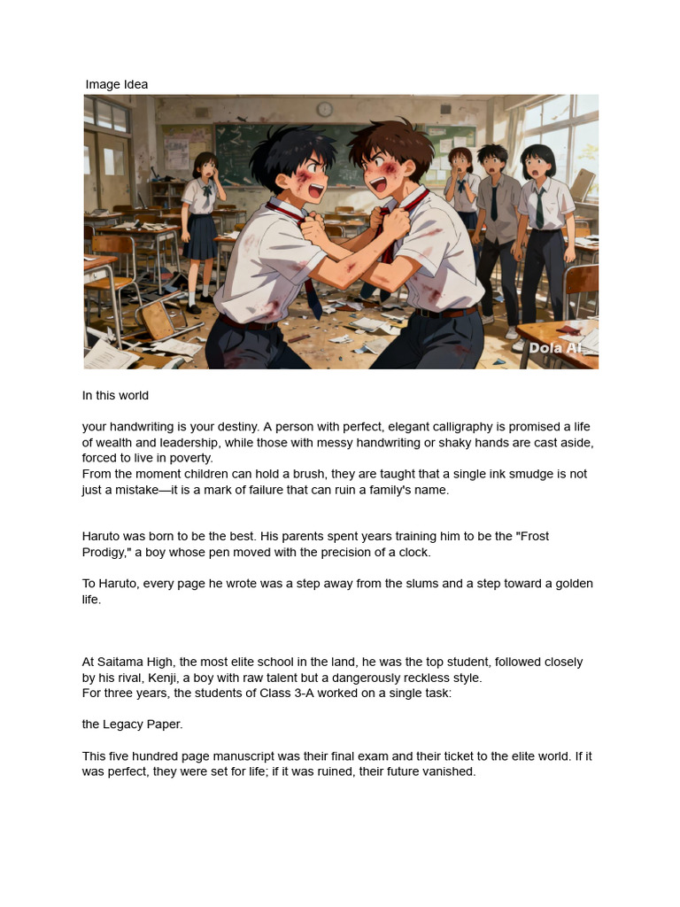 English Story (Fighting Scene) | PDF