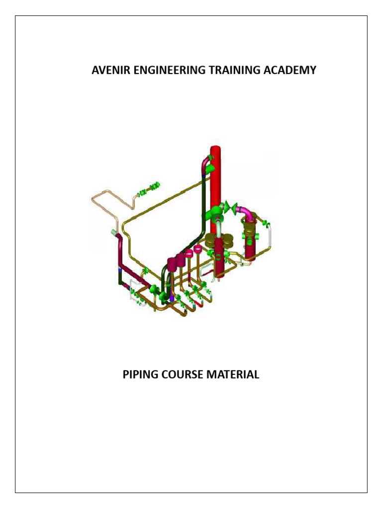 Piping Course Material | PDF | Pipe (Fluid Conveyance) | Valve