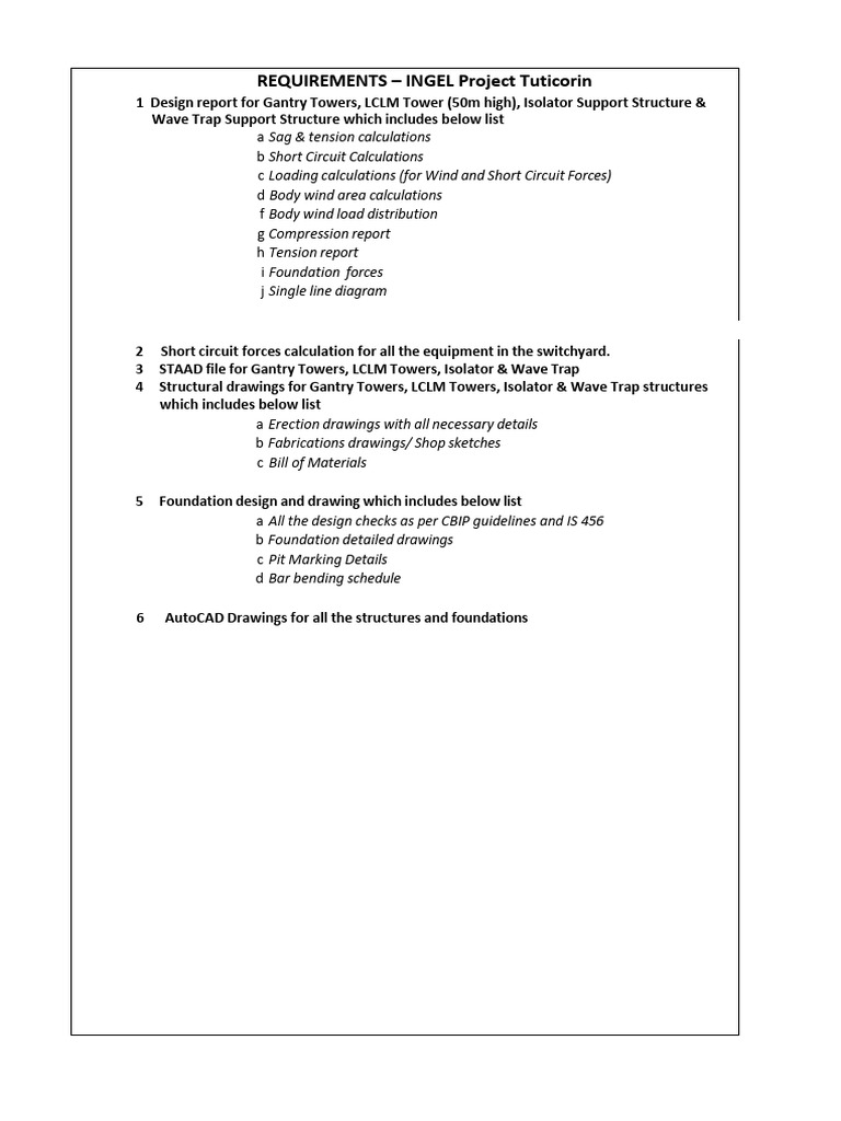 Requirements - InGEL | PDF