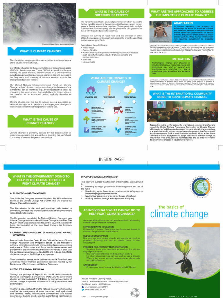 The Basics of Climate Change | PDF
